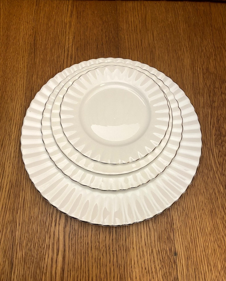 Royal Albert Chantilly Plates: Fine Bone China With Silver Accent, Your ...
