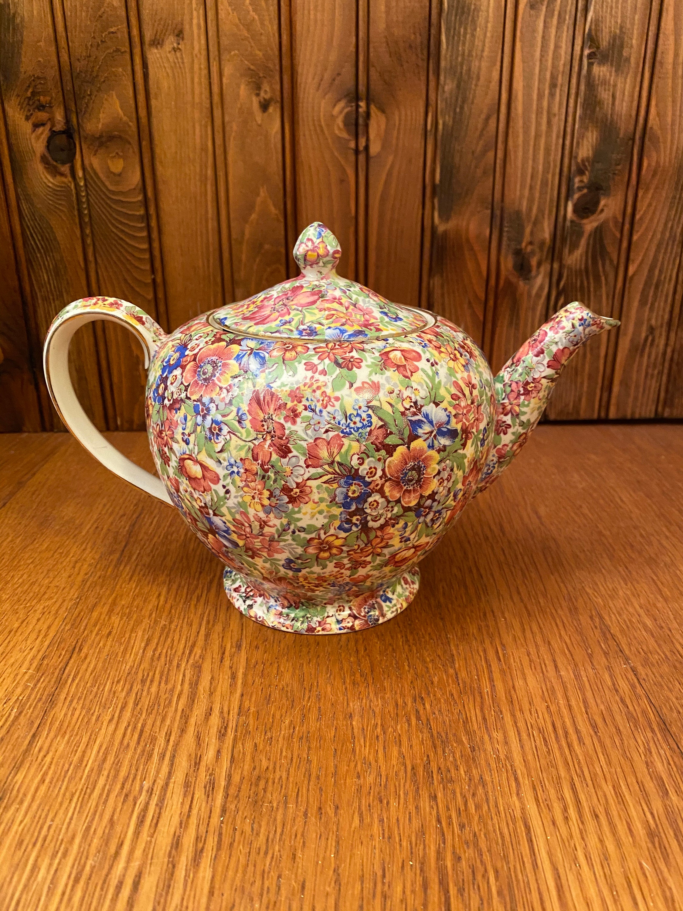 Royal Winton Grimwades Sunshine Teapot, 4 Cup Chintz Teapot - Etsy Canada