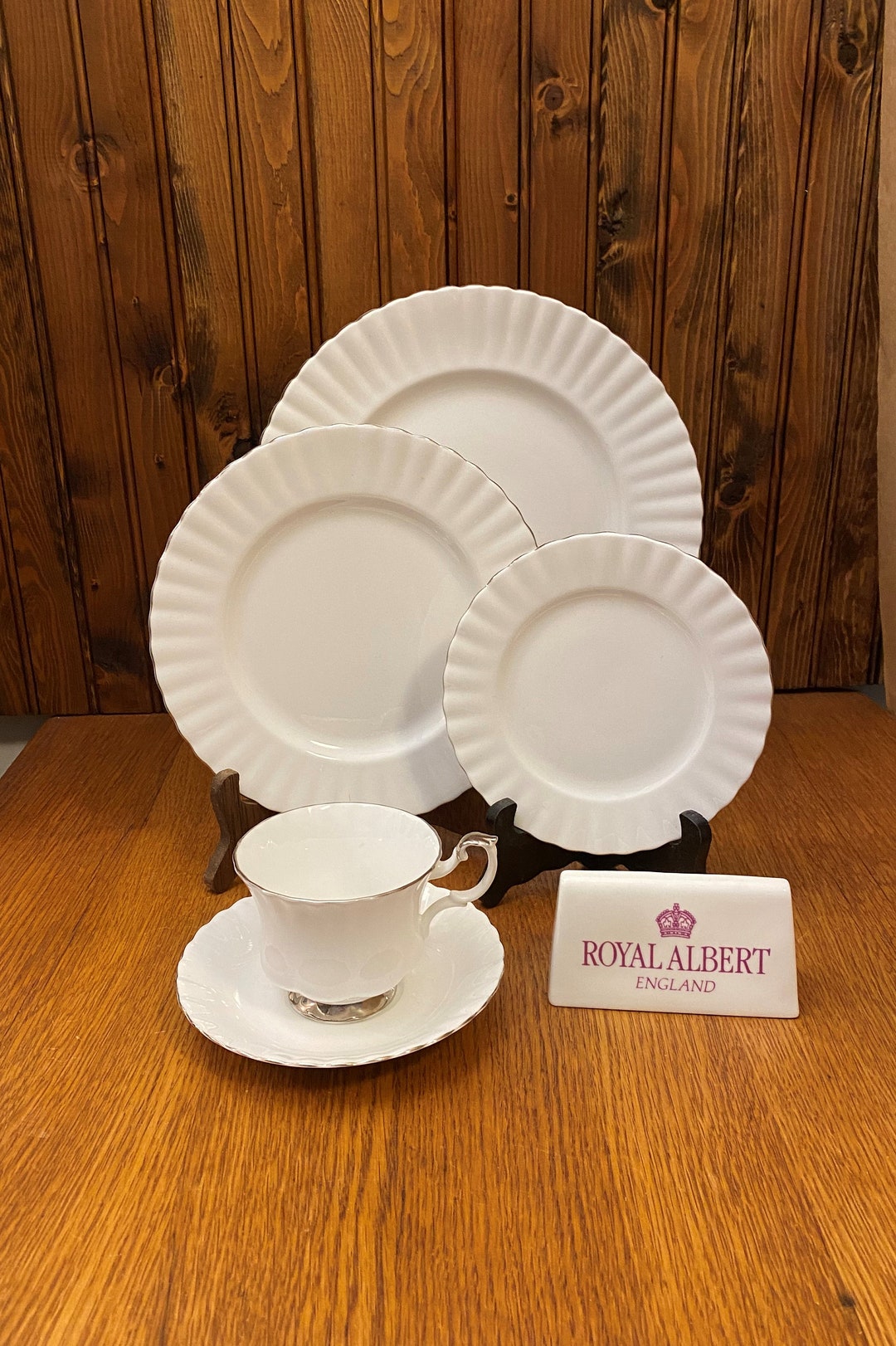 Royal Albert Chantilly China, Dinnerware Service for 4, 20 Pieces - Etsy