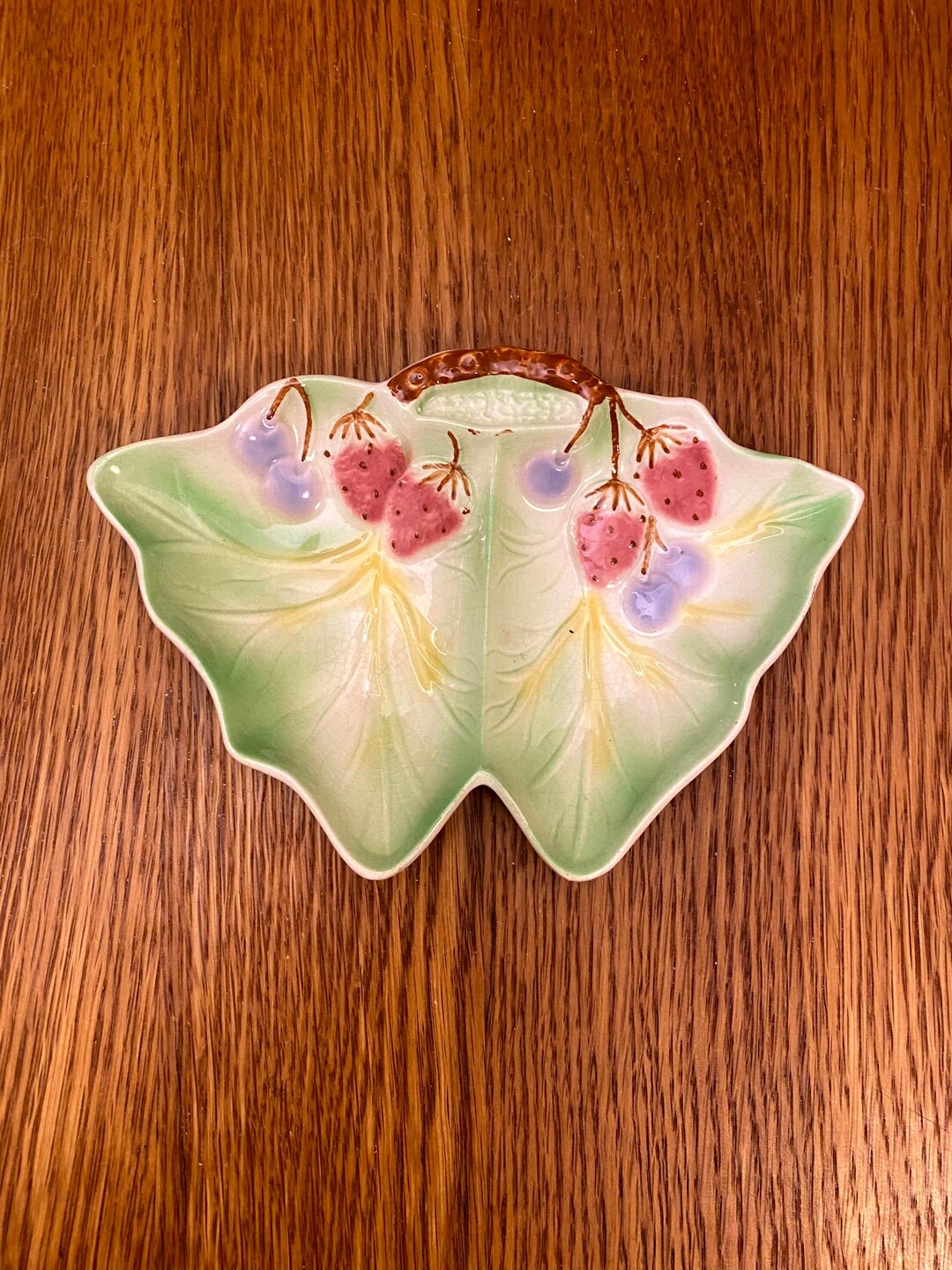 Avon Ware, Made in England, Strawberries and Cherries Small Candy Dish ...