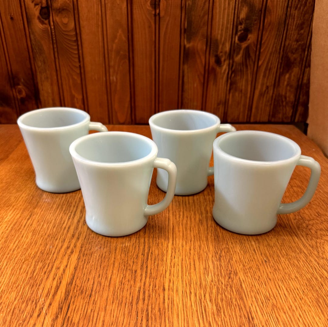 Fire King Delphite Blue D Handle Coffee Mug, Azure Color Mug - Etsy