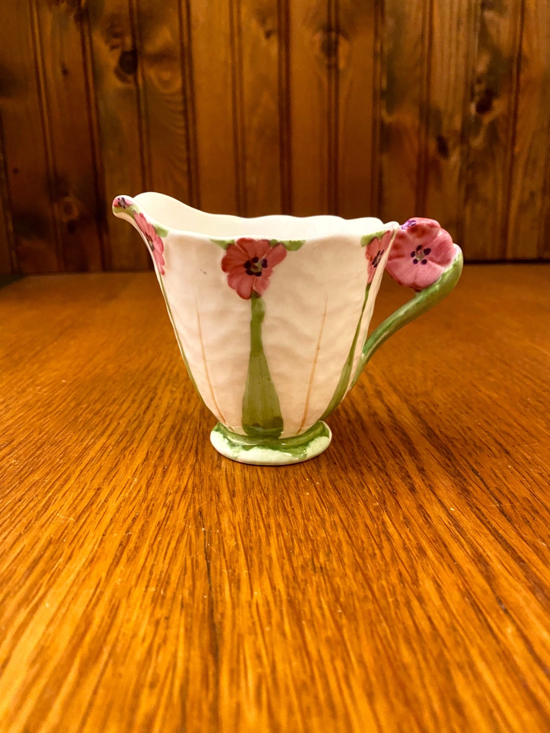 Rare Atlas Bone China, Pink Pansy Handled Creamer, Hand Painted, 1920s ...