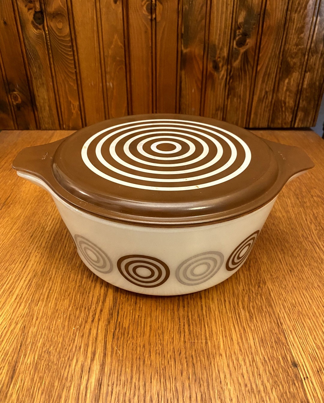 Pyrex Cosmopolitan Casserole Dish, Promotional Set, Atomic Circles With ...