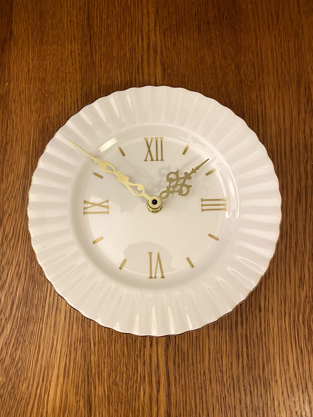 Royal Albert Val D'or Medium Wall Clock - Etsy