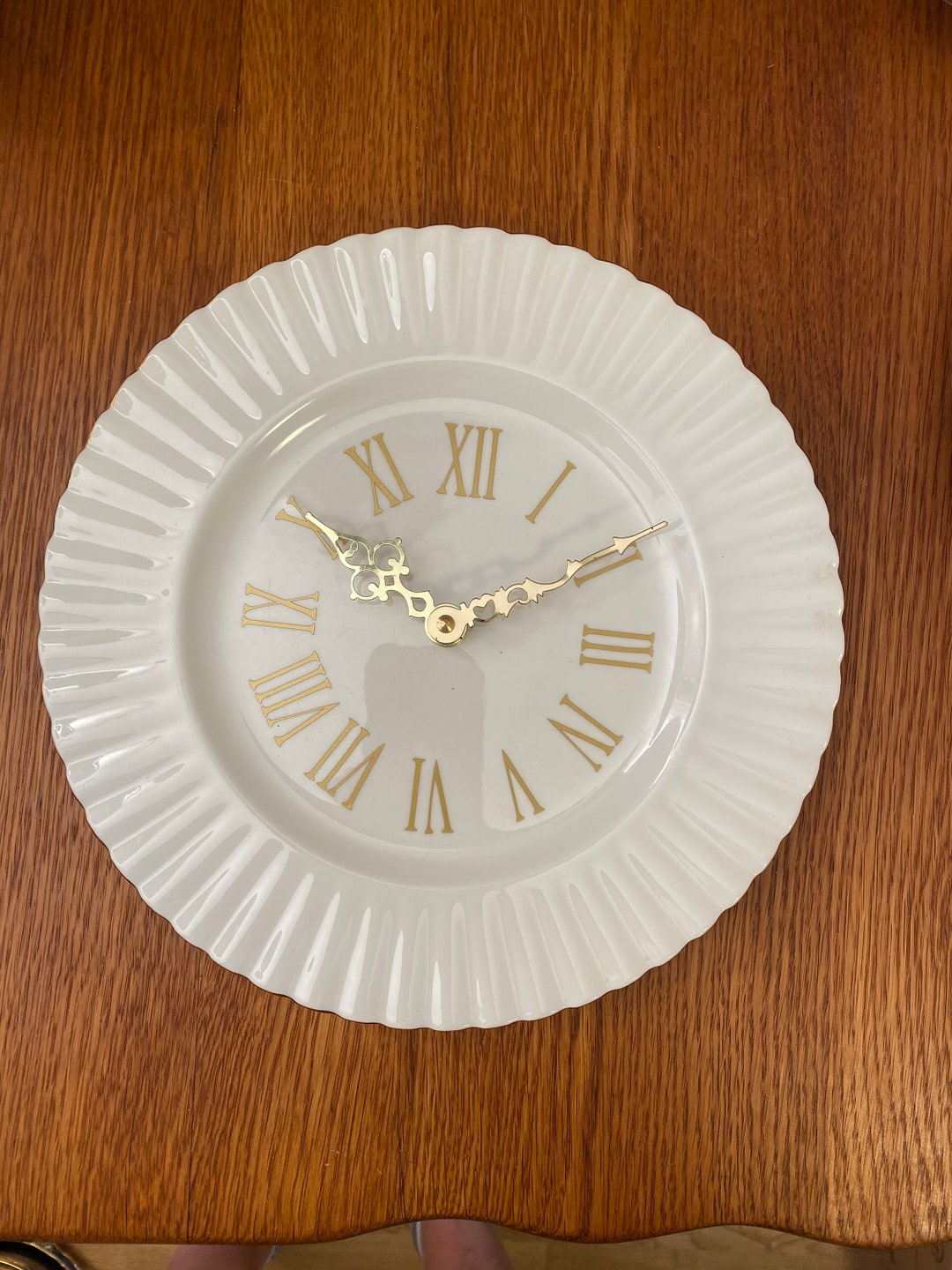 Royal Albert Val D'or Large Wall Clock - Etsy
