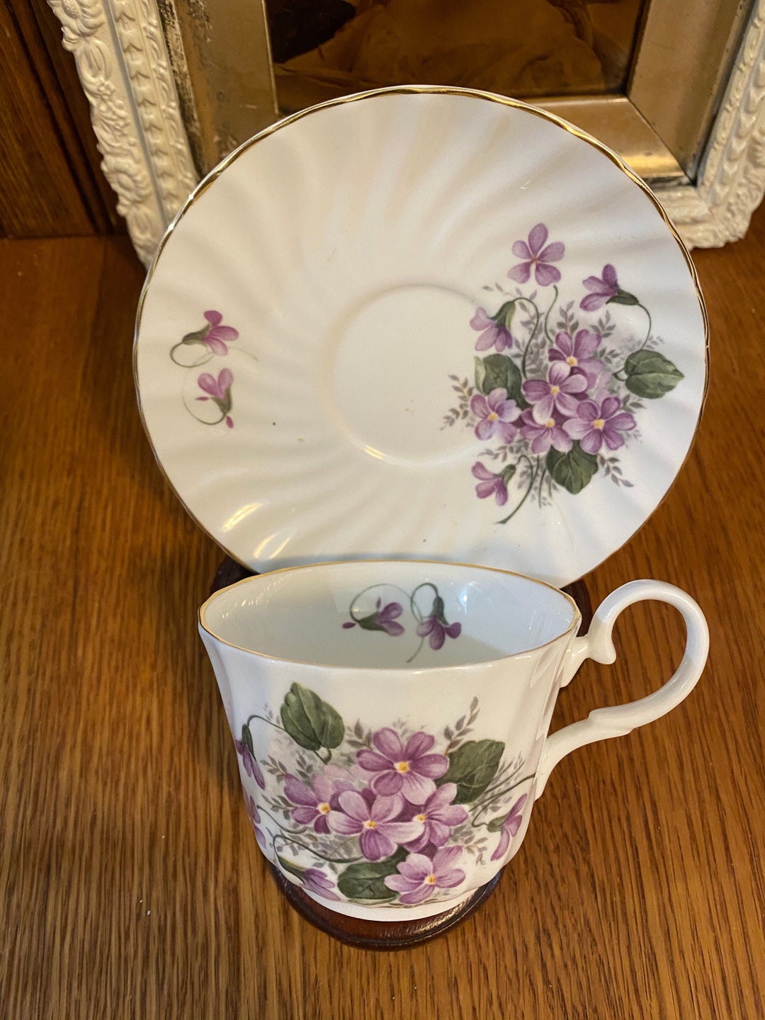 Queen Victorian Staffordshire Fine Bone China Scottish Bluebell, Blue ...