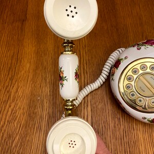 Royal Albert Old Country Roses Victorian Inspired Telephone, Rare ...