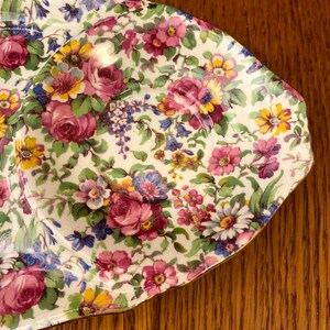 Royal Winton Grimwades Summertime Chintz Snack Set, Chintz Tennis Set ...