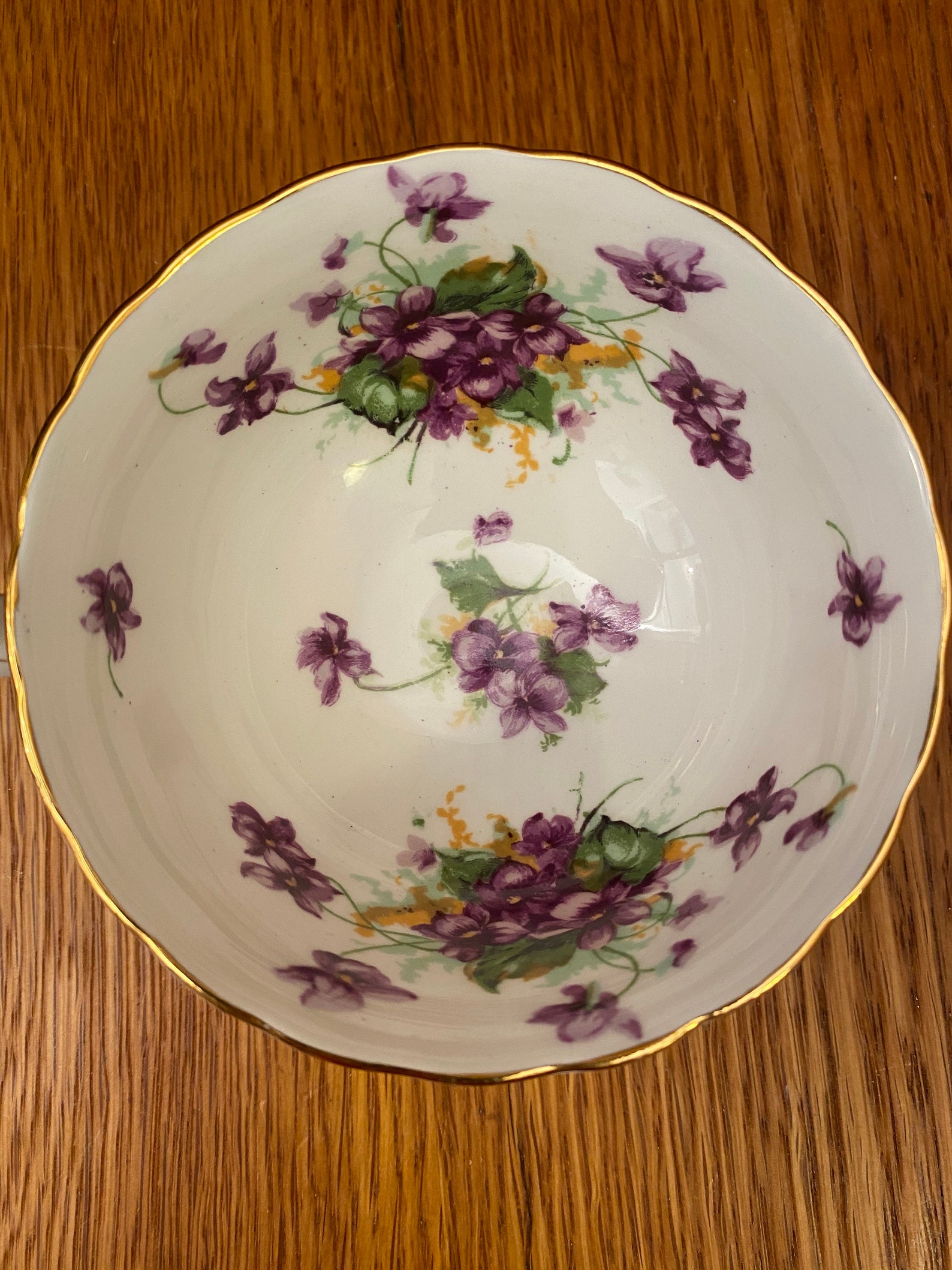 Royal Chelsea Spring Violets Teacup and Saucer - Etsy