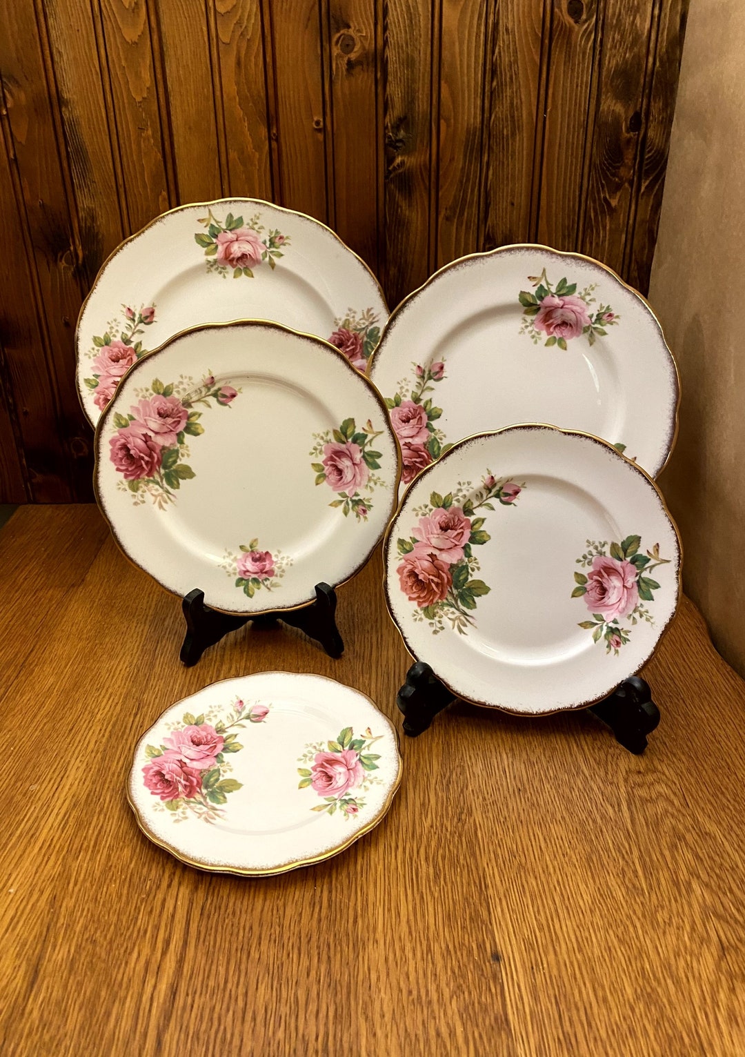 Royal Albert American Beauty Dinnerware, Your Choice, Pink Cabbage Rose ...