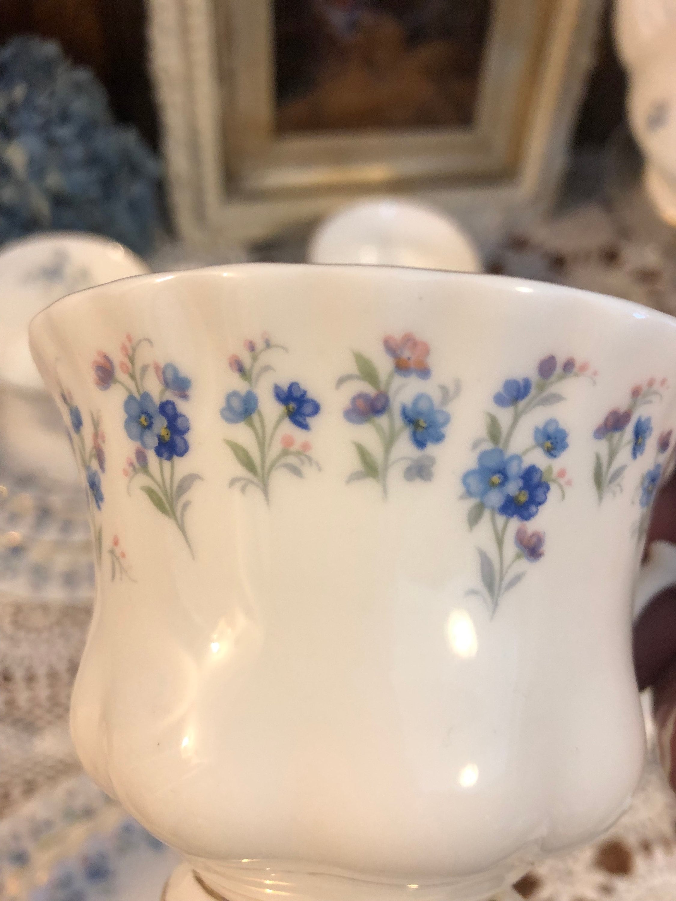 20 Piece Royal Albert Memory Lane Dinnerware Set Blue Flower | Etsy