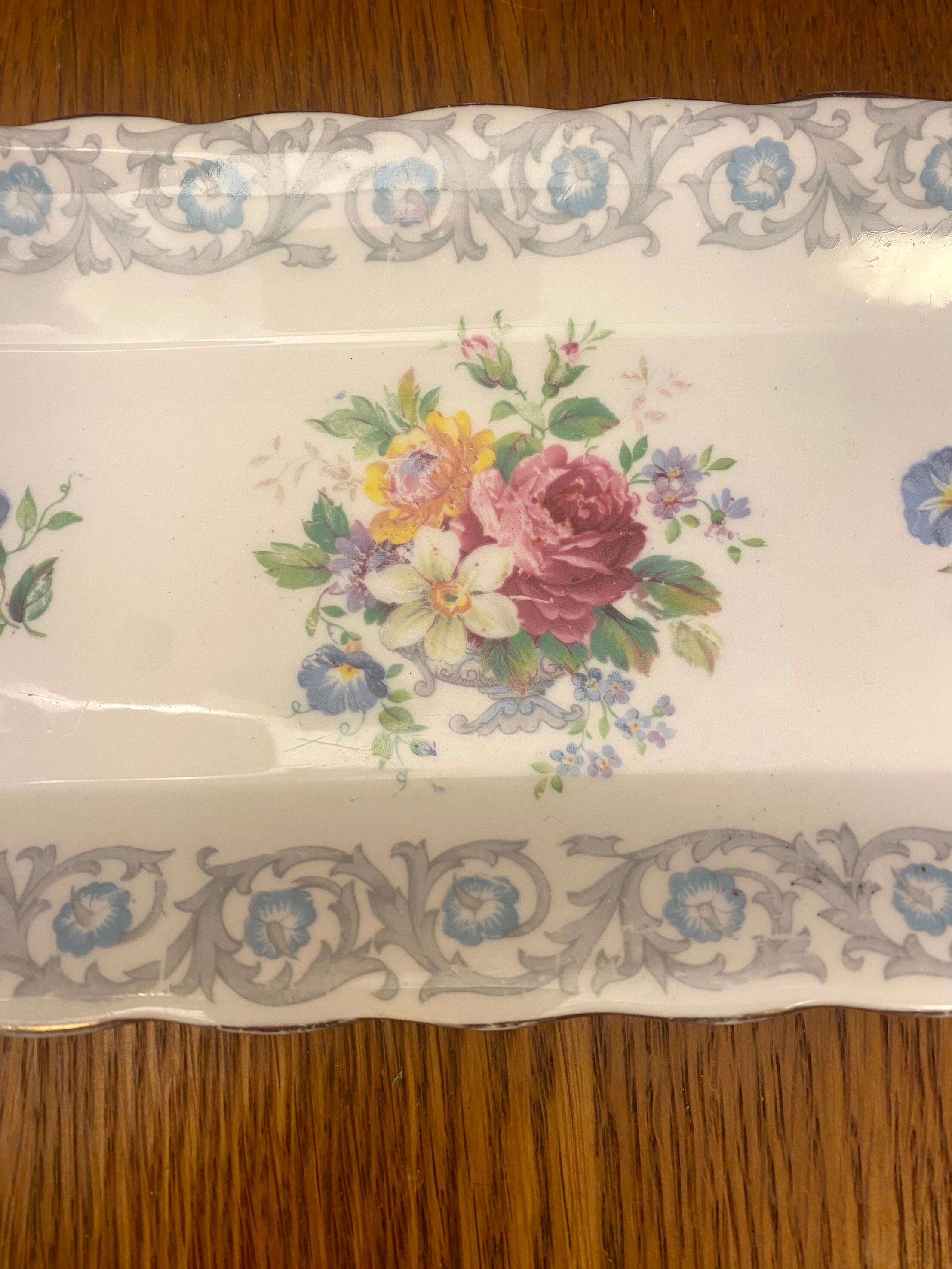 Royal Albert Fragrance Underplate for Cream and Sugar,40's Floral ...