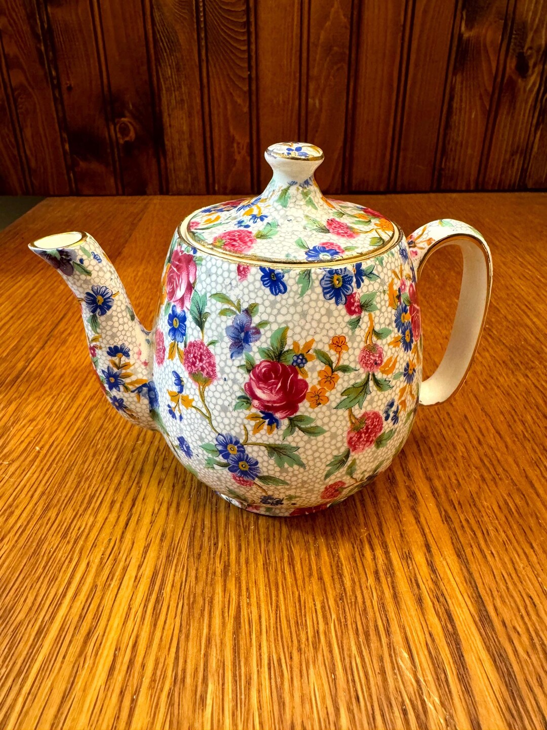 Royal Winton, Old Cottage Chintz, Countess Shape, Breakfast Set Teapot ...