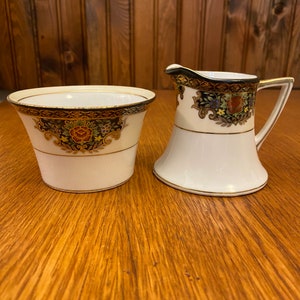 Noritake Tea Set for 4 With Cream and Sugar Bowl, Made in Japan - Etsy