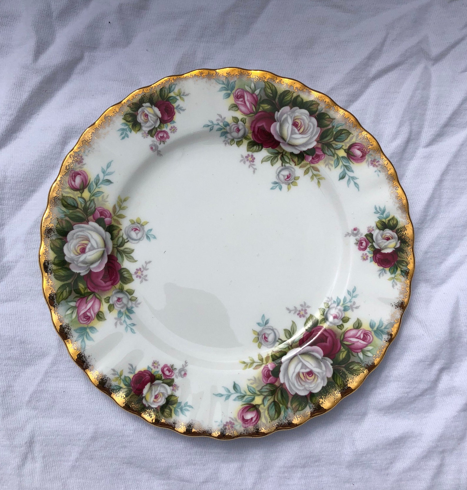 Royal Albert Celebration Dinner Plate Salad Plate Dessert - Etsy