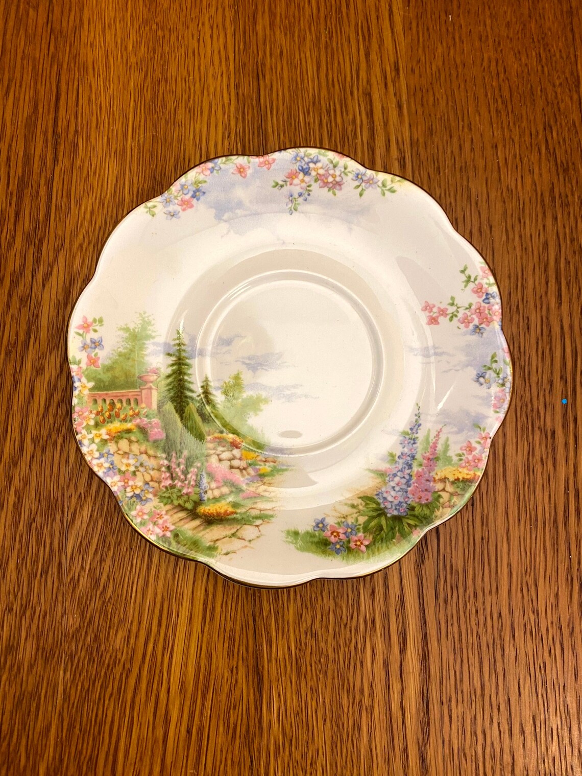 Royal Albert Kentish Rockery Under Plate for the Round Gravy Boat ...