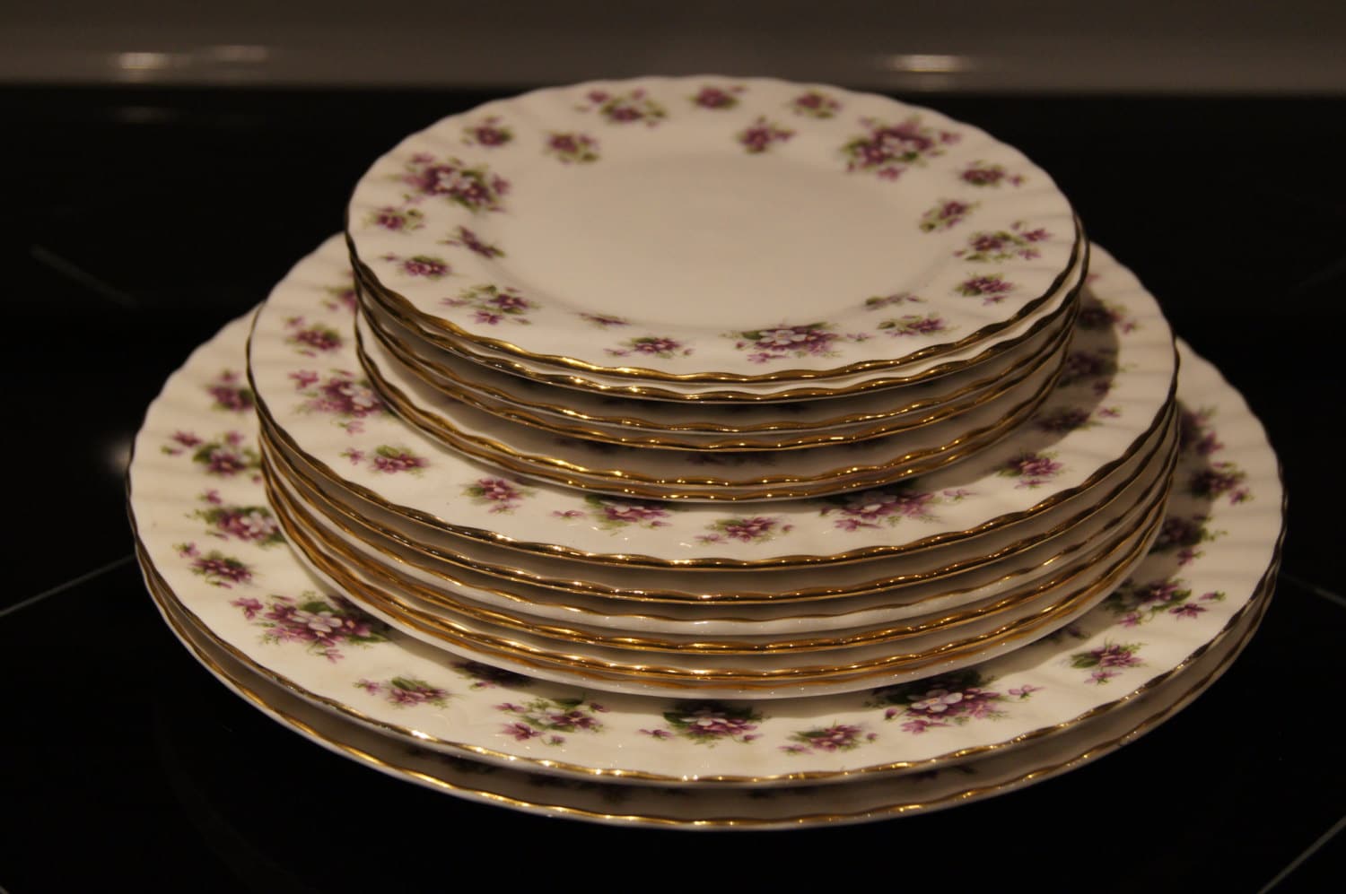 Royal Albert Sweet Violets Choice of Dinner Salad Dessert - Etsy