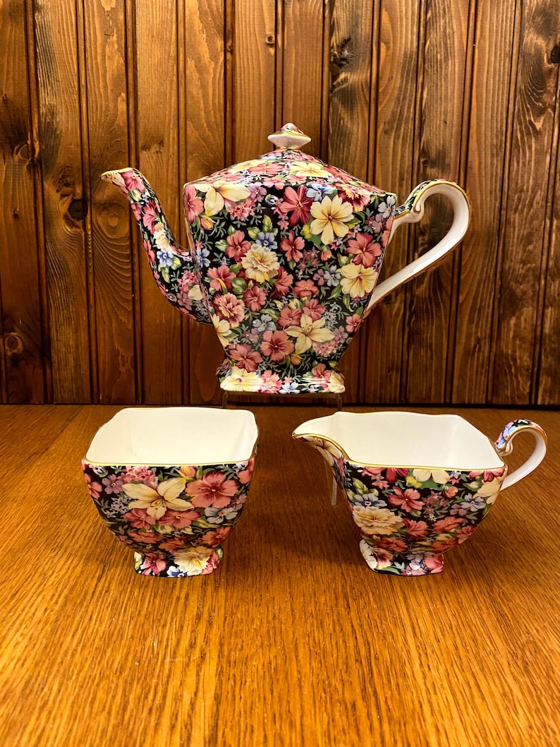 ROYAL Winton Grimwades Florence 1995 Tea Set Ascot Shape - Etsy