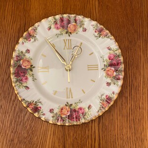 Permanent Vinyl Clock Face Decal for China Plates - Etsy