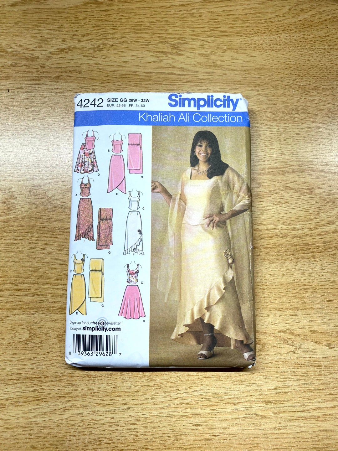 4242 Vintage Simplicity Khaliah Ali Collection, 2 Piece Outfits With ...