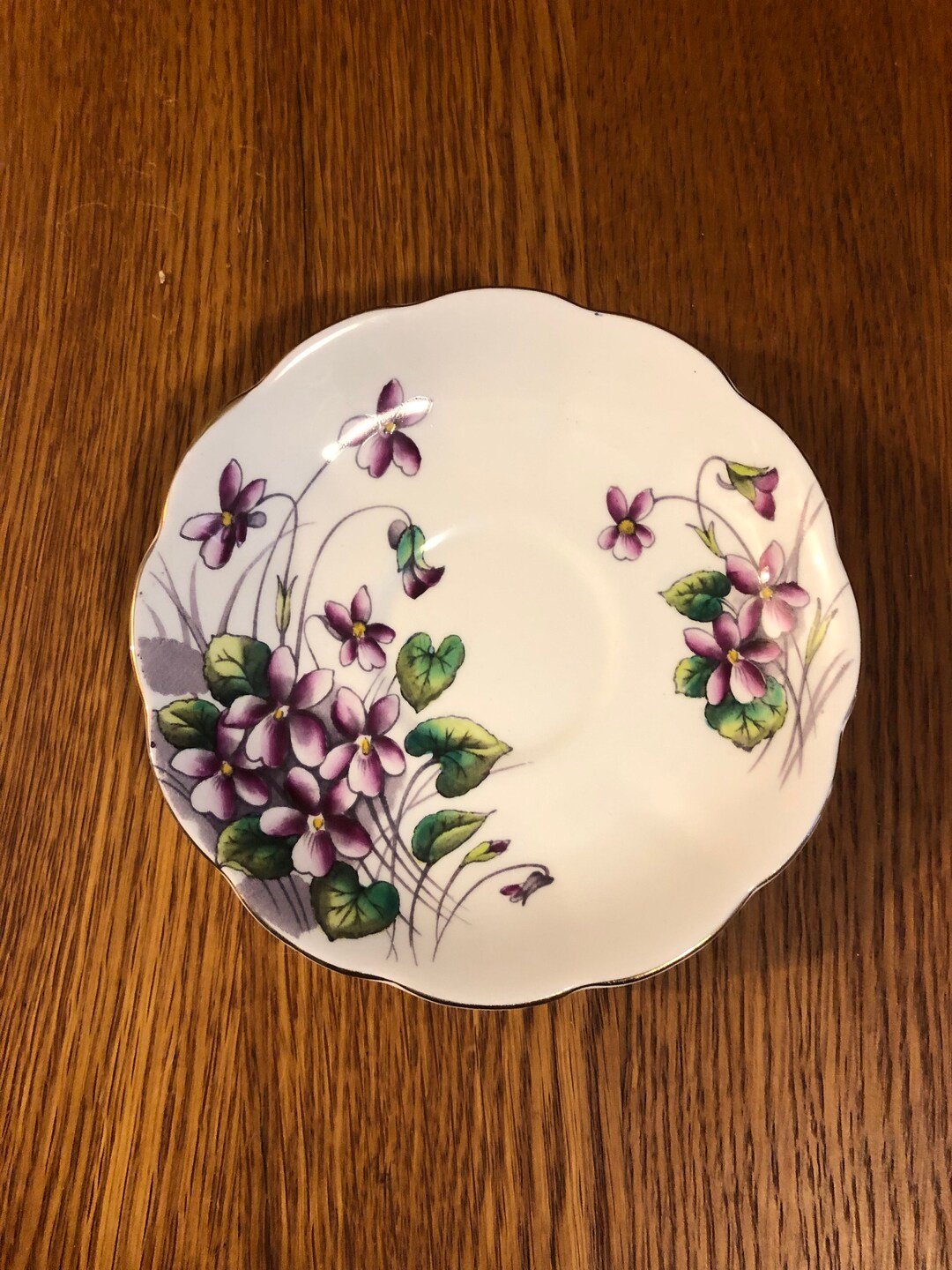 Royal Albert Flower of the Month Series Number 2, Violets Orphaned ...