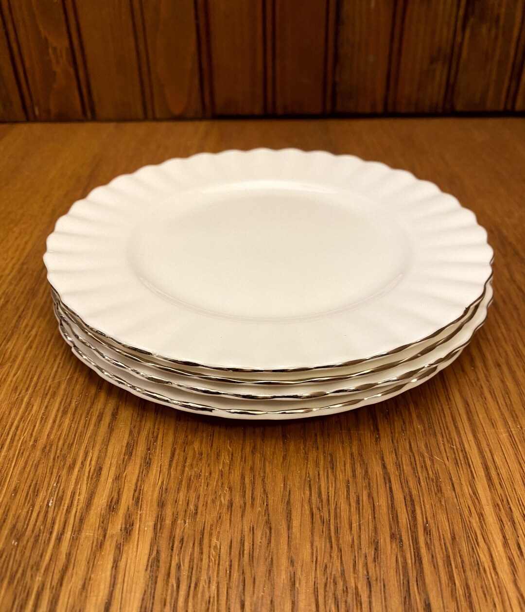 Set of 4 Royal Albert Chantilly Platinum Bread and Butter Plates - Etsy