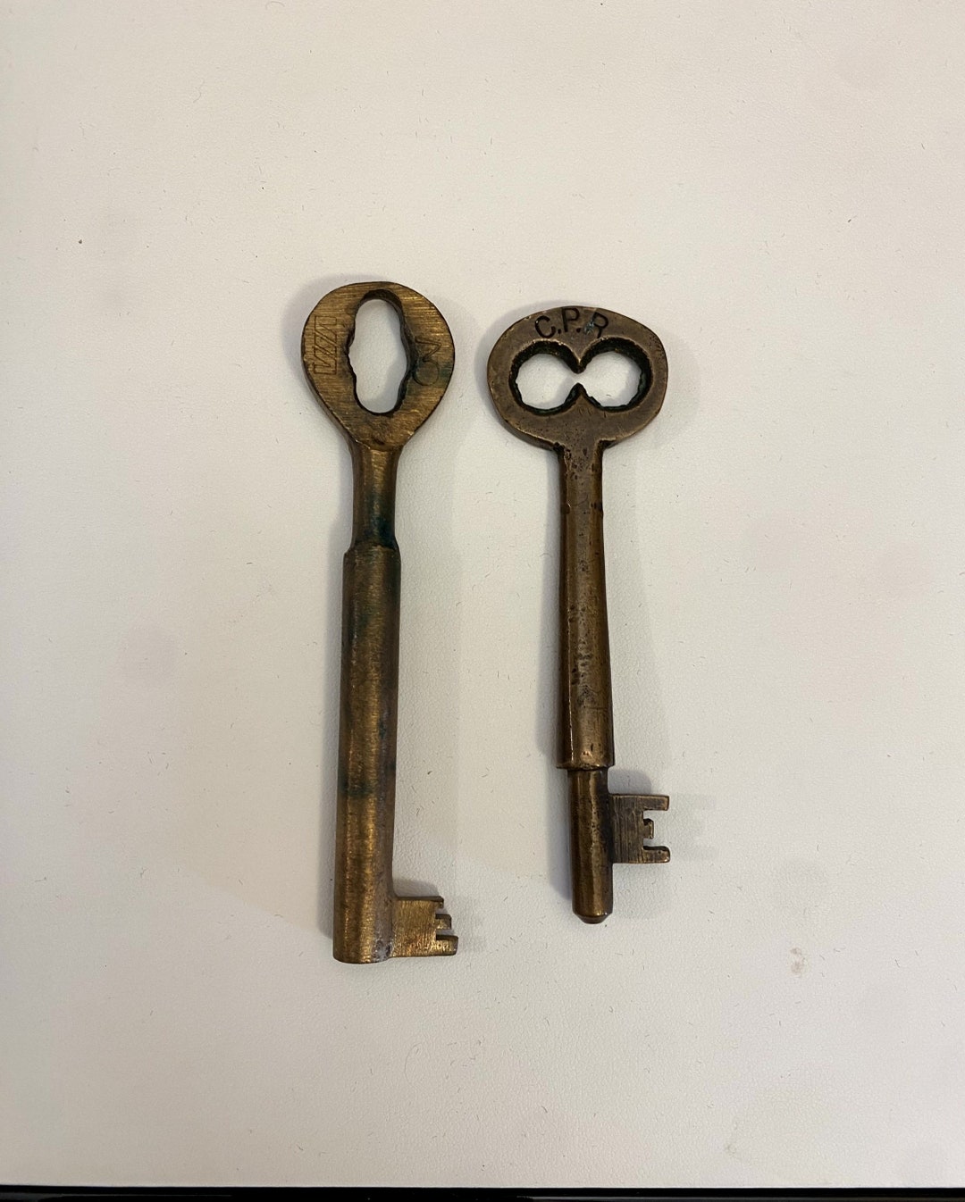 CPR and VIA Rail Brass Coach Key, Set of 2 Vintage Coach Keys - Etsy