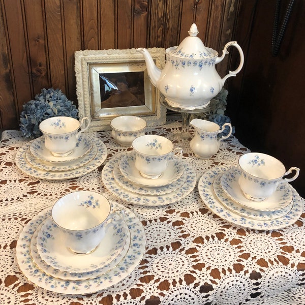 Royal Albert Memory Lane Tea Set - Etsy