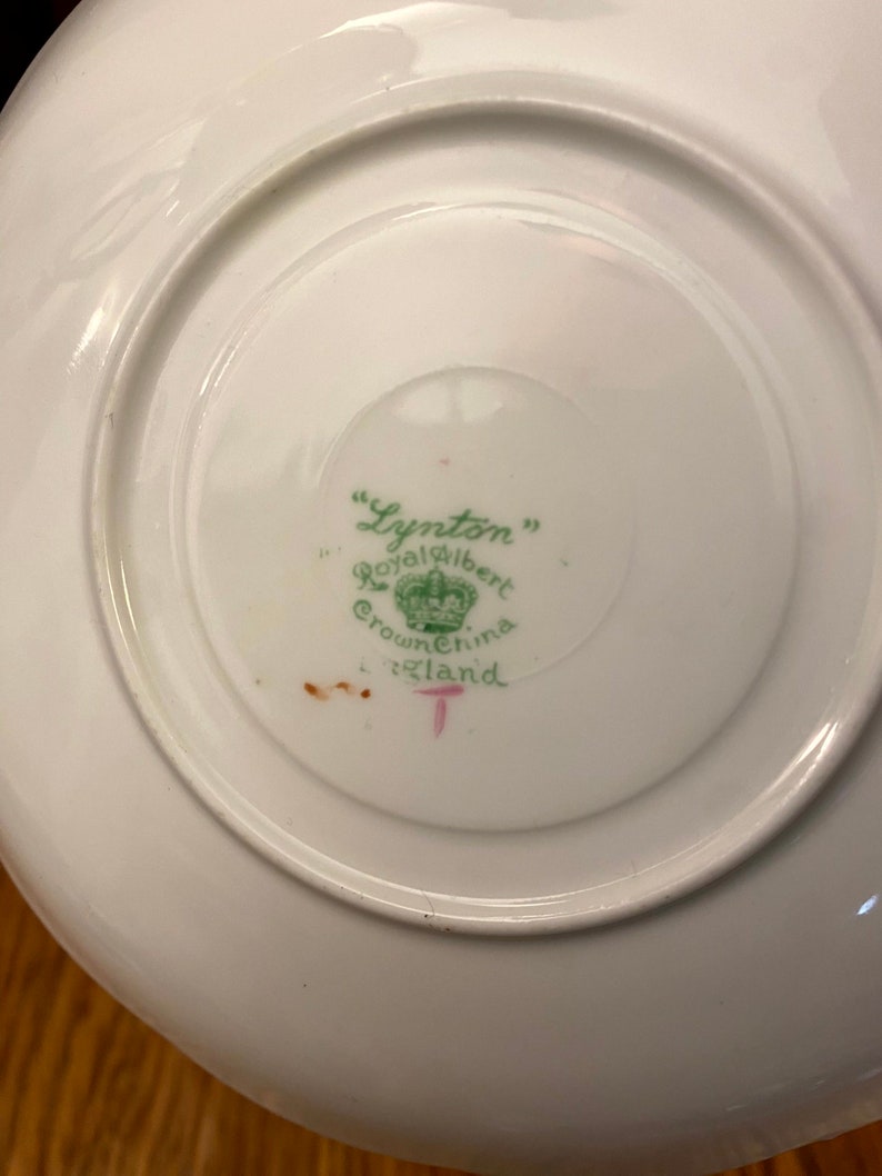 Royal Albert Crown China, Lynton Pattern, Hand Painted Floral Teacup ...