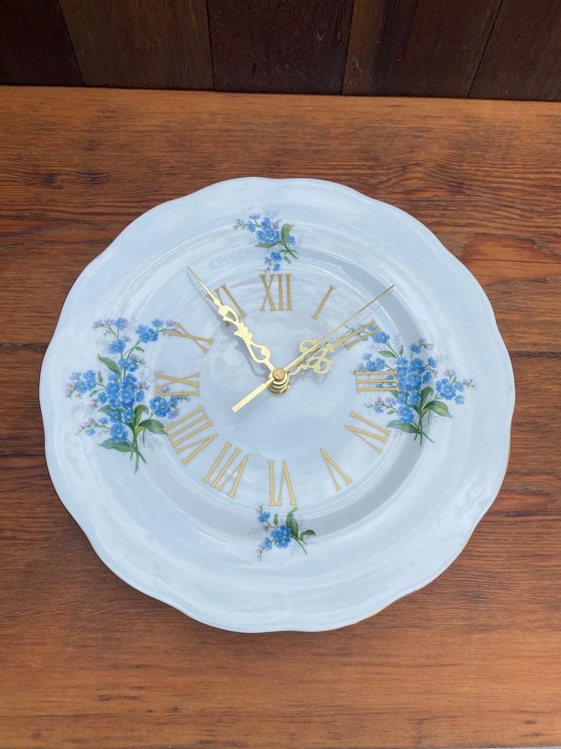 Royal Albert Forget Me Not Wall Clock - Etsy
