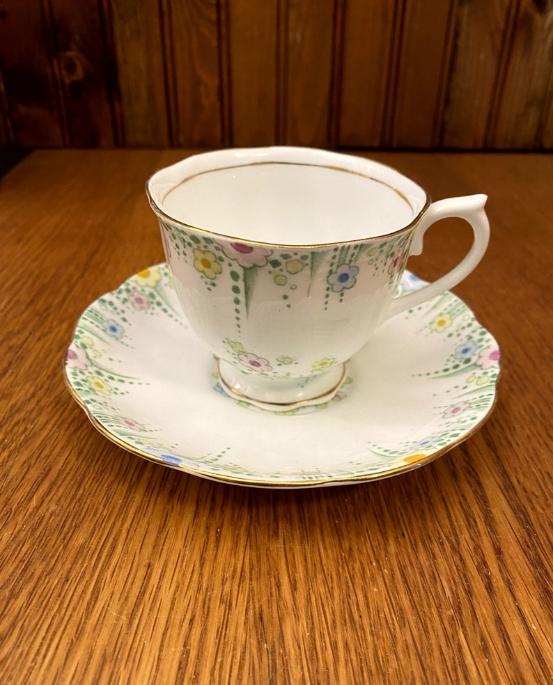 Royal Albert Crown China, Lynton Pattern, Hand Painted Floral Teacup ...