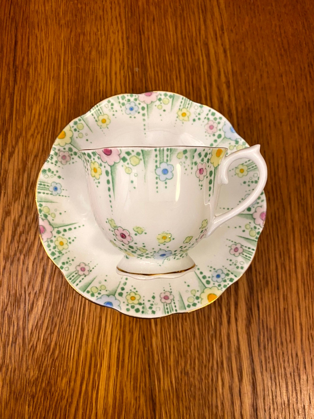 Royal Albert Crown China, Lynton Pattern, Hand Painted Floral Teacup ...