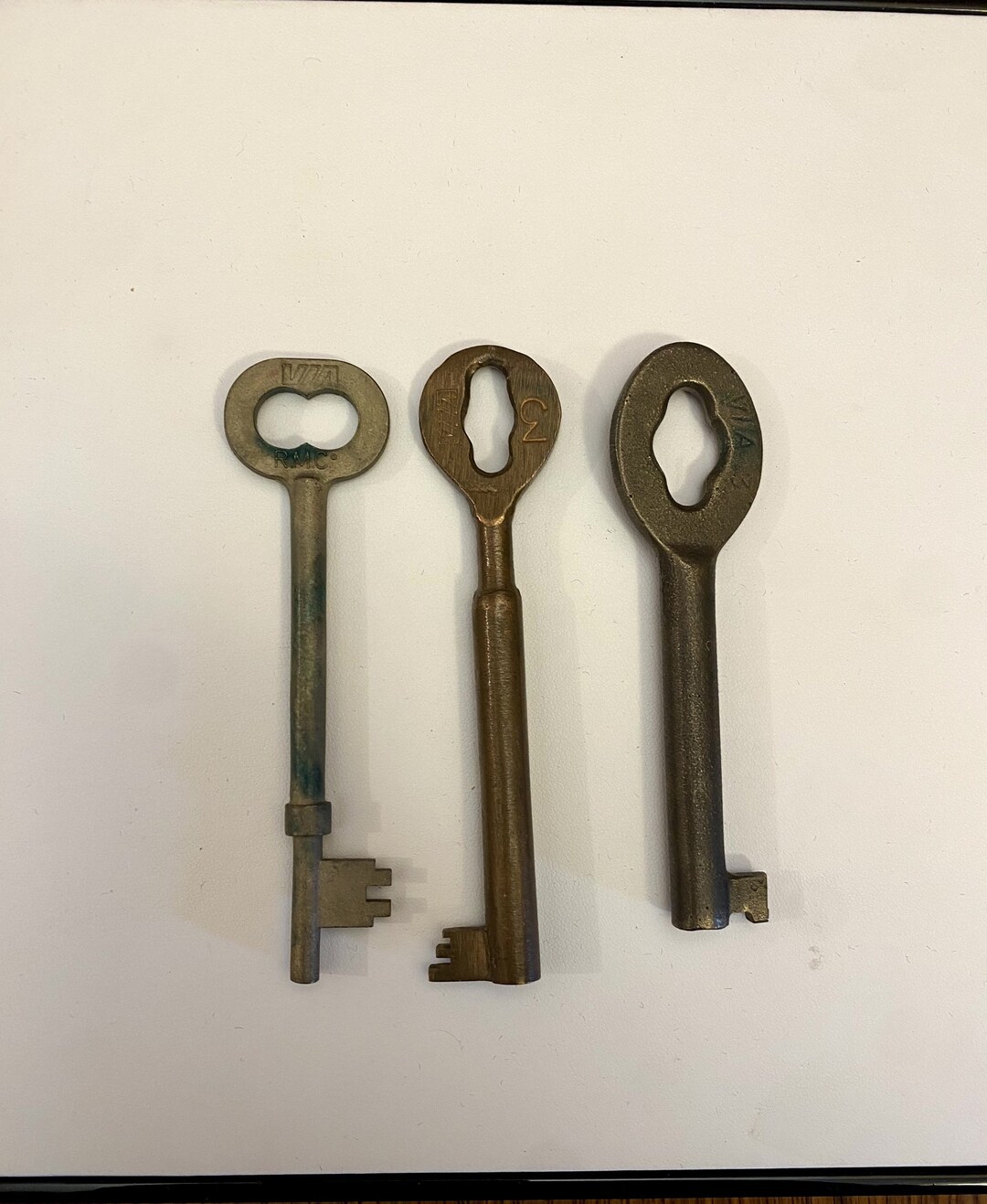 CPR and VIA Rail Brass Coach Key, Set of 2 Vintage Coach Keys - Etsy