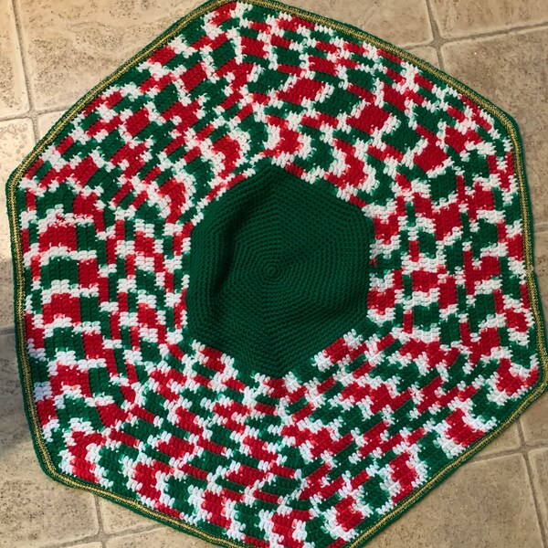 Crocheted Tree Skirt - Etsy