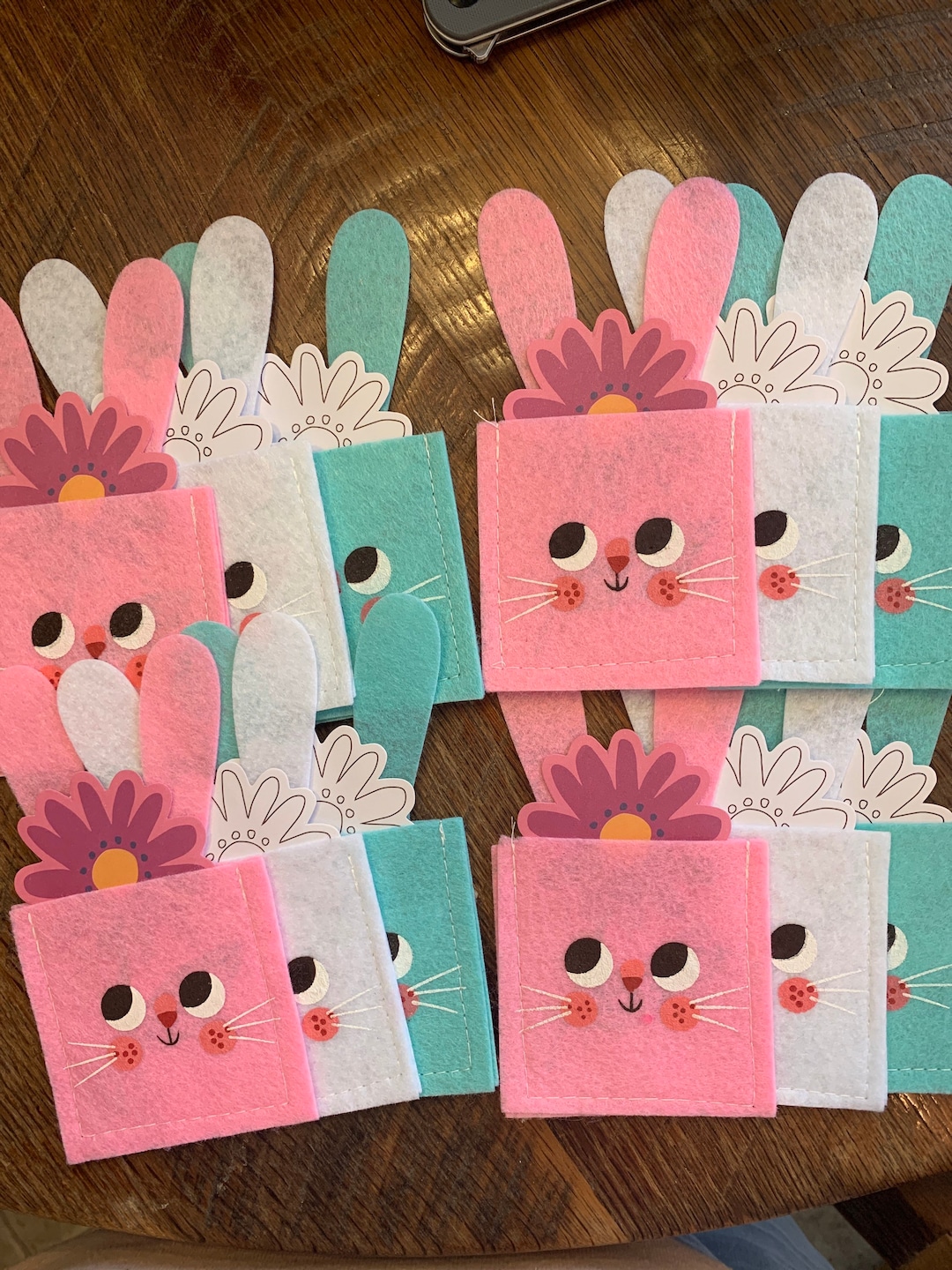 Easter Bunny Party Favors Treat Holders Gift Card Holders Easter Party ...