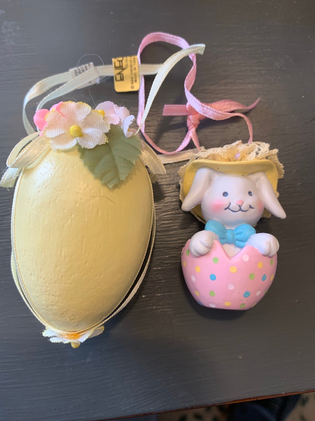 Easter Tree Ornament Bunny Easter Egg Crafting - Etsy