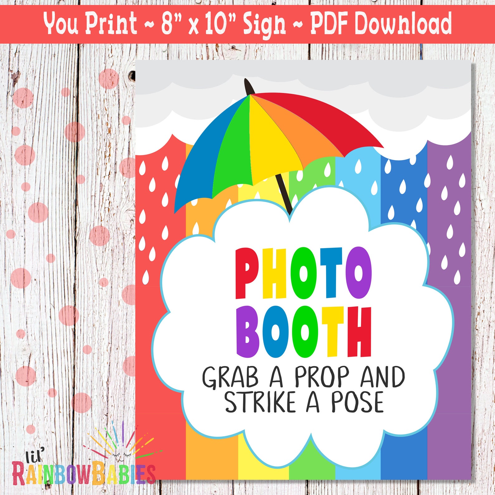 PRINTABLE Grab A Prop and Strike A Pose Sign Photo Booth - Etsy