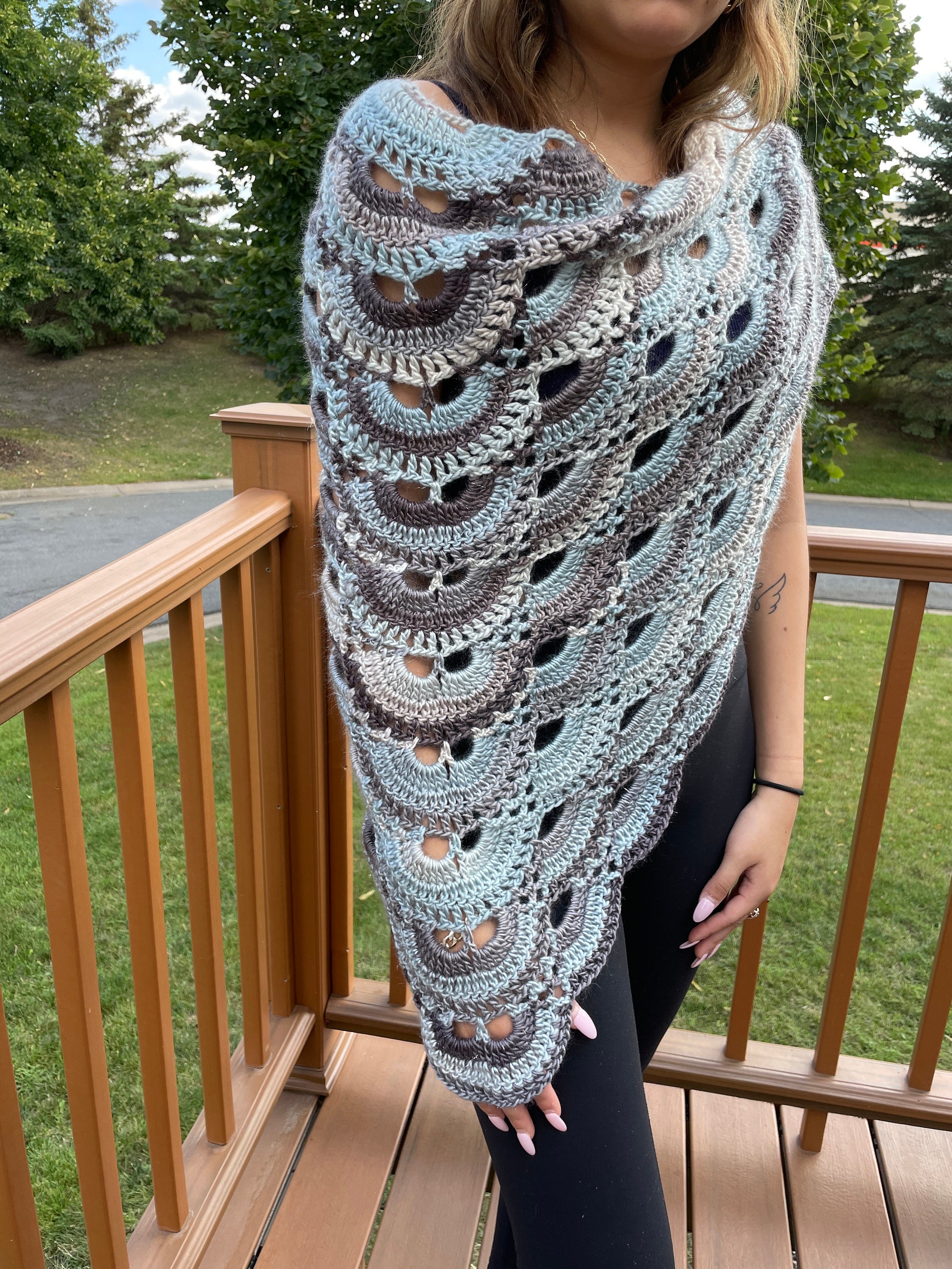 Virus Shawl Free Pattern