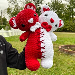 Jumbo Two Headed Plushie, Jumbo Crochet Doll, Two Head Crochet Plushies ...