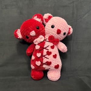 Jumbo Two Headed Plushie, Jumbo Crochet Doll, Two Head Crochet Plushies ...