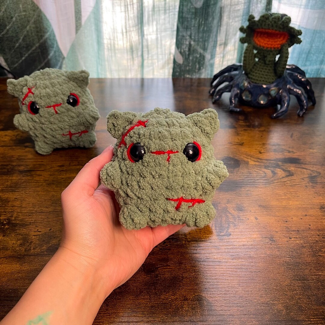 Kitty Plushie, Zombie Cat, Zombie Kitty Plush, Zombie Plush, Crochet ...