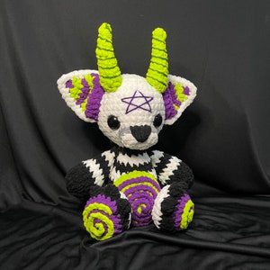 Crochet Cat, Jumbo Plushie, Kitty Plush, Cat Plushie, Spooky Cat ...