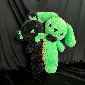 Jumbo Two Headed Plushie, Jumbo Crochet Doll, Two Head Crochet Plushies ...