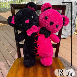 Jumbo Two Headed Plushie, Jumbo Crochet Doll, Two Head Crochet Plushies ...