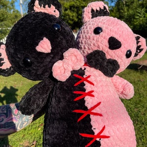 Jumbo Two Headed Plushie, Jumbo Crochet Doll, Two Head Crochet Plushies ...