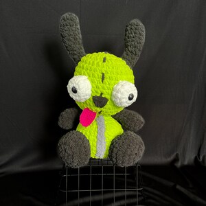 Invader Zim Inspired Plushie, Gir Inspired Plush, Crochet Alien Dog ...