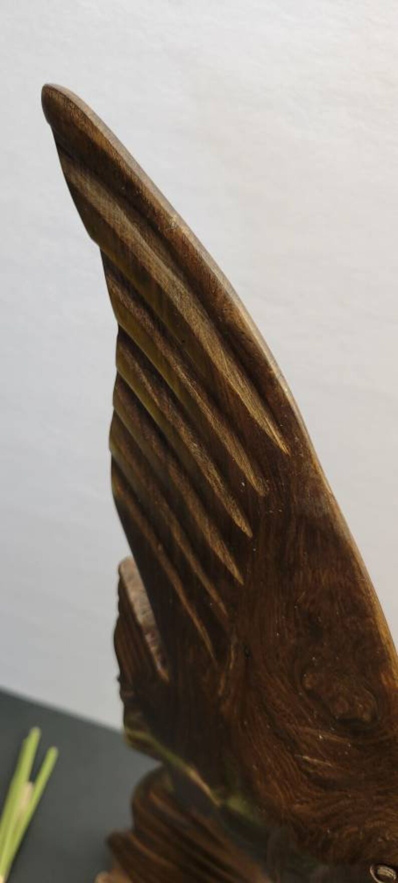 Ironwood Angel Fish Sculpture Vintage Hand Carved Tropical - Etsy