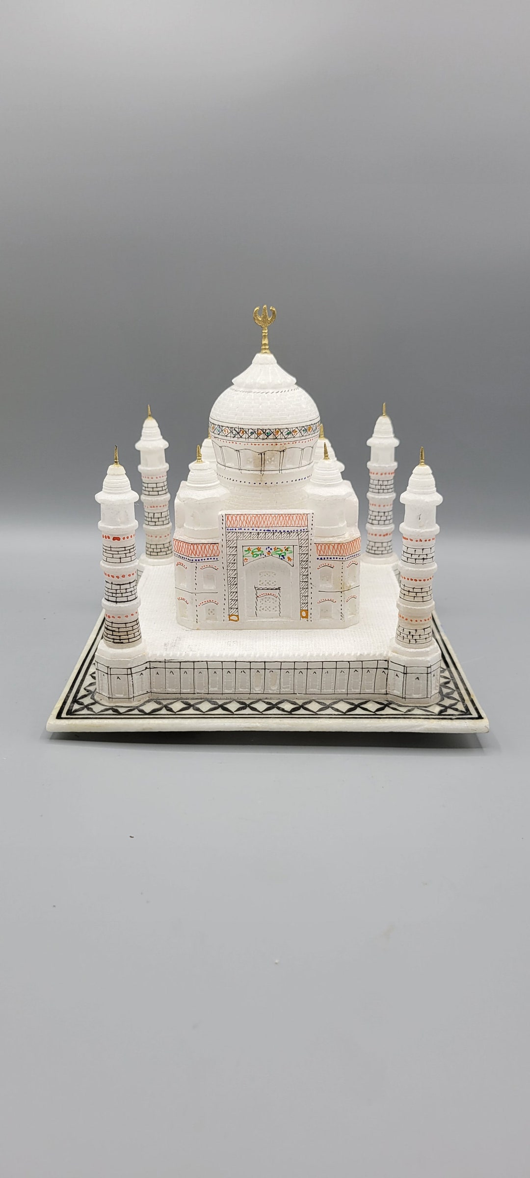 Taj Mahal Marble Replica India Handcrafted Size 7 X - Etsy