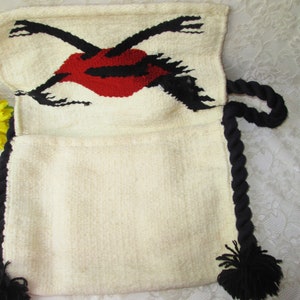 Southwest Roadrunner Wool Crossbody Purse Vintage Red Roadrunner Bird ...