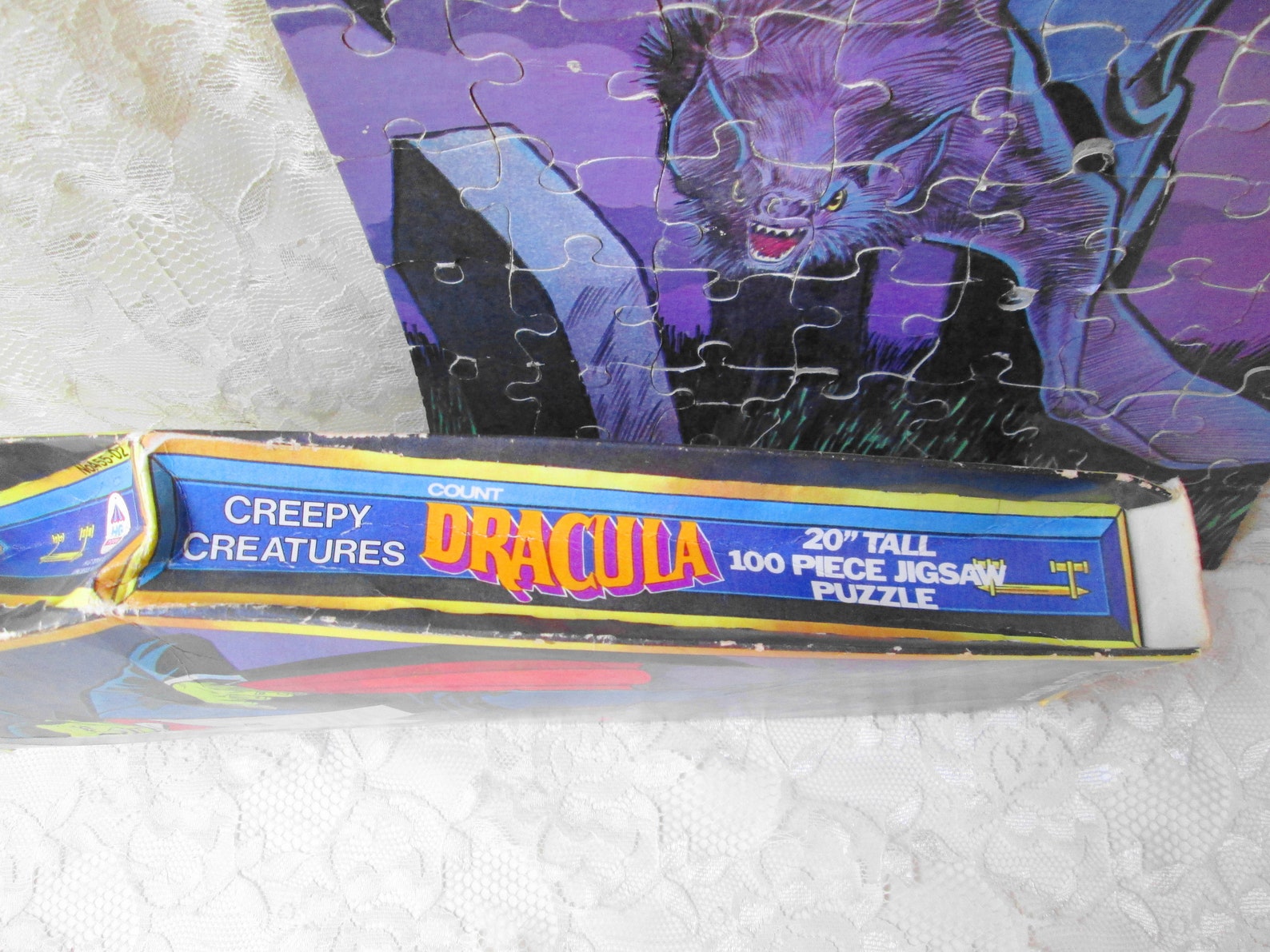 Creepy Creatures Dracula Puzzle Large 20 Dracula Monster - Etsy